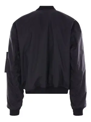 Balenciaga Embroidered Logo Bomber Jacket