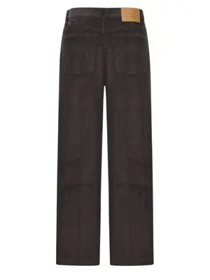 AMI Paris Dark Corduroy Trousers