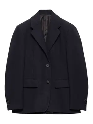 Prada Notched Lapel Jackets For Women