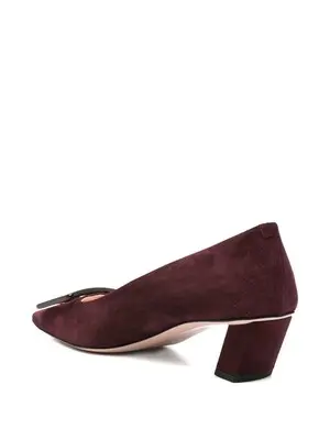 ROGER VIVIER Belle Vivier Turtle Leather Pumps