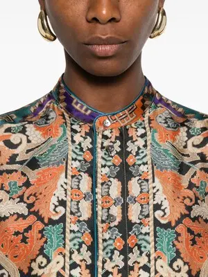 PIERRE-LOUIS MASCIA Printed Silk Shirt