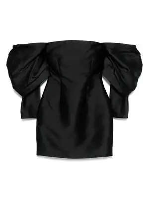Solace London Freja Mini Dress Off-the-shoulder Long Sleeve