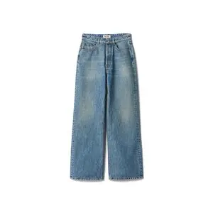 Miu Miu Five-pocket Washed Denim Jeans - Navy