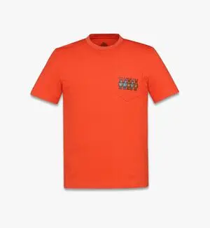 Mcm Rabot Pocket T-shirt - Orangeade