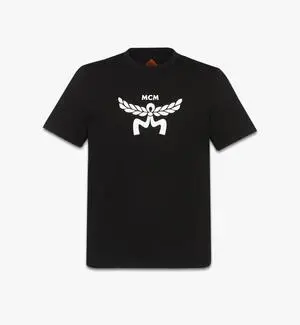Mcm Laurel Logo Print T-shirt - Black