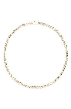 BRACHA Mali Cubic Zirconia Tennis Necklace - Gold