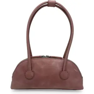 MARGESHERWOOD Bessette Leather Shoulder Bag Tea Rose Pull-up
