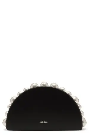 Cult Gaia Gili Leather Clutch