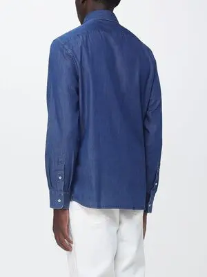 Brunello Cucinelli Slim Fit Cotton Shirt With French Collar