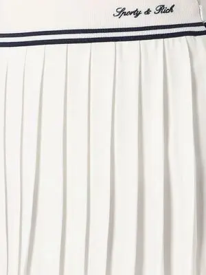 SPORTY & RICH Pleated Skirt