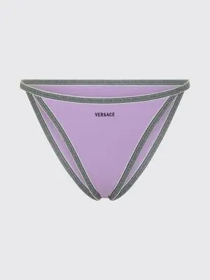 Versace Greca Print Low-rise Bikini Bottoms