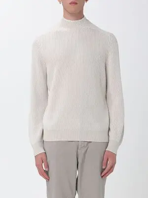 Brunello Cucinelli High-neck Ribbed Cashmere Jumper - Sand