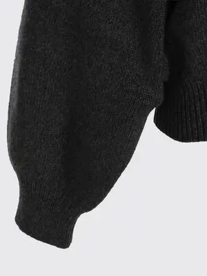 Khaite Pure Cashmere Crewneck Jumper With Ribbed Trims - Grey