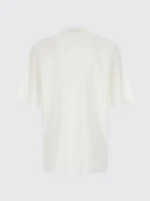 Jacquemus Cotton Crewneck T-shirt With Applied Logo And Dropped Shoulders