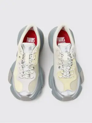 Camper Bicolour Calfskin Leather Trainers With Vibram Sole - Multicolor