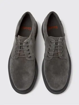 Camper Norman Suede Derby Shoes With Xl Extralight® Sole