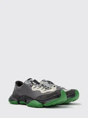 Camper Bicolour Calfskin Leather Trainers With Vibram Sole
