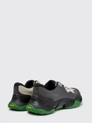 Camper Bicolour Calfskin Leather Trainers With Vibram Sole