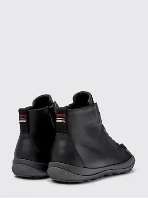 Camper Peu Pista Gm Leather Ankle Boots With Gore-tex And Side Zip