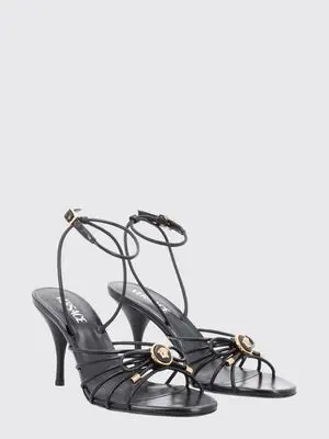 Versace Heeled Sandals - Black