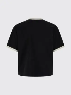 Versace Cotton T-shirt With Medusa Logo And Dropped Shoulders - Black