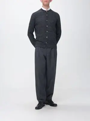 Brunello Cucinelli Slim-fit Cotton Crew-neck Cardigan - Black