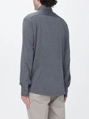 Brunello Cucinelli Slim Fit Silk And Cotton Shirt With French Collar