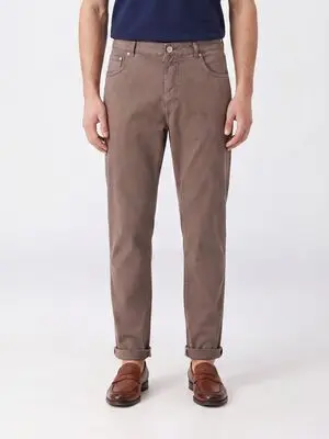 Brunello Cucinelli Straight Leg Jeans - Brown