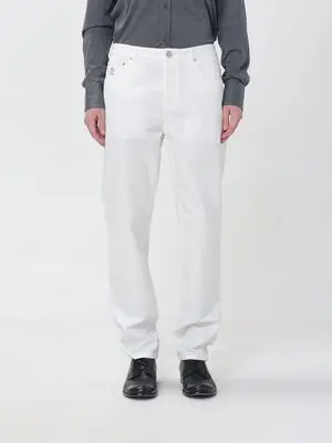 Brunello Cucinelli Straight Leg Jeans - Ice