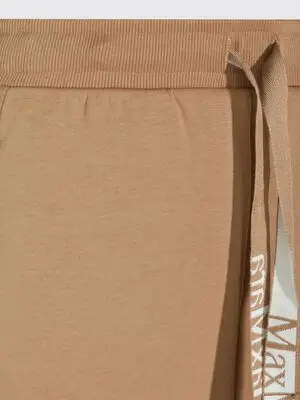Max Mara High-waisted Jersey Joggers With Drawstring - Camel