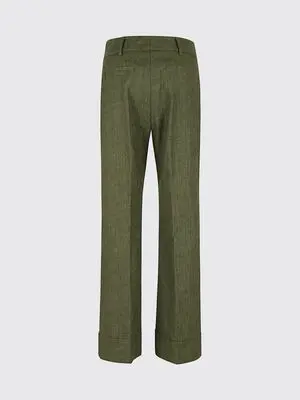 La DoubleJ Hendrix High-waisted Tailored Stretch Cotton Trousers