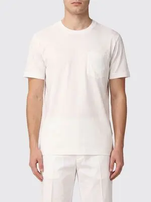 Dolce & Gabbana Cotton Crew-neck T-shirt With Patch Pocket - White