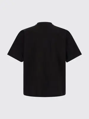 Versace Contrast Logo Front Cotton Crew-neck T-shirt