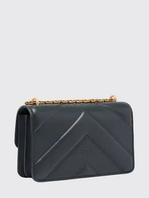 Pinko Quilted Leather Crossbody Bag