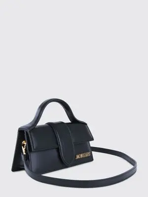 Jacquemus Mini Bag With Gold Tone Logo - Black