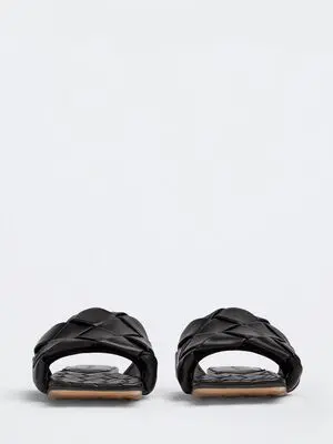 Bottega Veneta Lido Woven Nappa Leather Mule Sandals