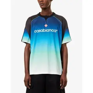 Casablanca Gradient Football Mesh T-shirt