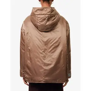 Max Mara Hooded Water-repellent Canvas Jacket