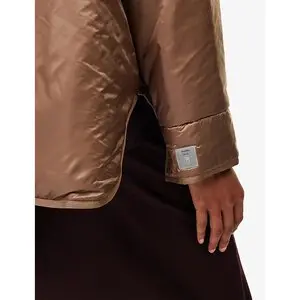 Max Mara Hooded Water-repellent Canvas Jacket