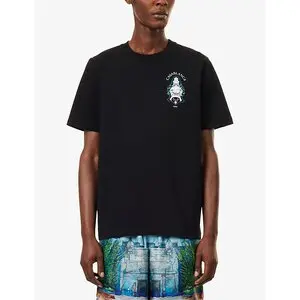 Casablanca Classic Hotel Cotton T-shirt - Black