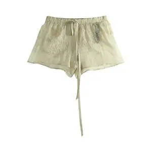ANN DEMEULEMEESTER Nisa Micro Boxer Shorts 'mastic