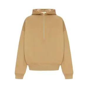 Fear Of God Property Lounge Half Zip Hoodie - Tan
