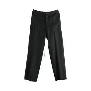 Auralee Wool Cotton Linen Ox Drawstring Pants
