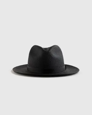 Quince Toquilla Straw Panama Hat - Black