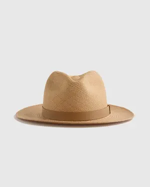 Quince Toquilla Straw Panama Hat Rustic Tan