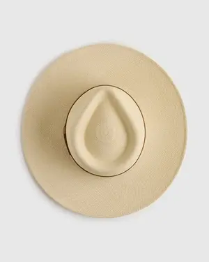 Quince Toquilla Straw Wide Brim Panama Hat