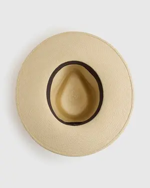 Quince Toquilla Straw Wide Brim Panama Hat