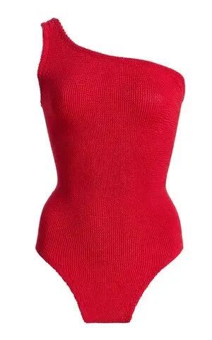 Hunza G Nancy" One-piece Swimsuit - Red