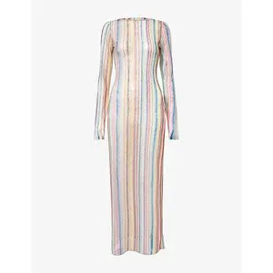 Missoni Scoop-back Zig-zag Knitted Cover-up - Multi