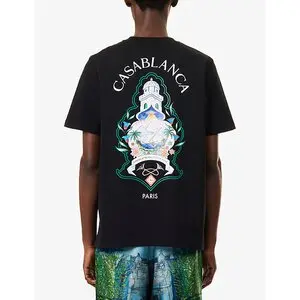 Casablanca Classic Hotel Cotton T-shirt - Black